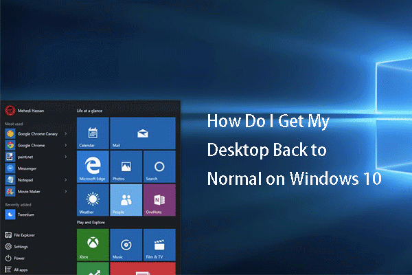 Cara Mengembalikan Tampilan Desktop Seperti Semula Windows 10